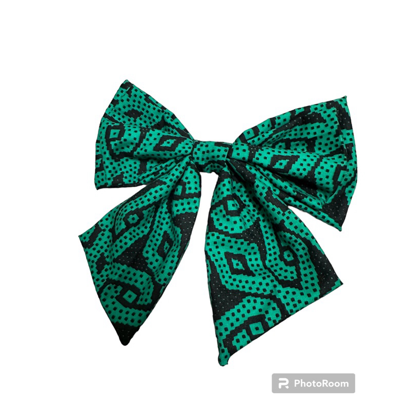 Hair Clip Ribbon Batik borneo /Ribbon corak Batik/ Klip Rambut | Shopee ...