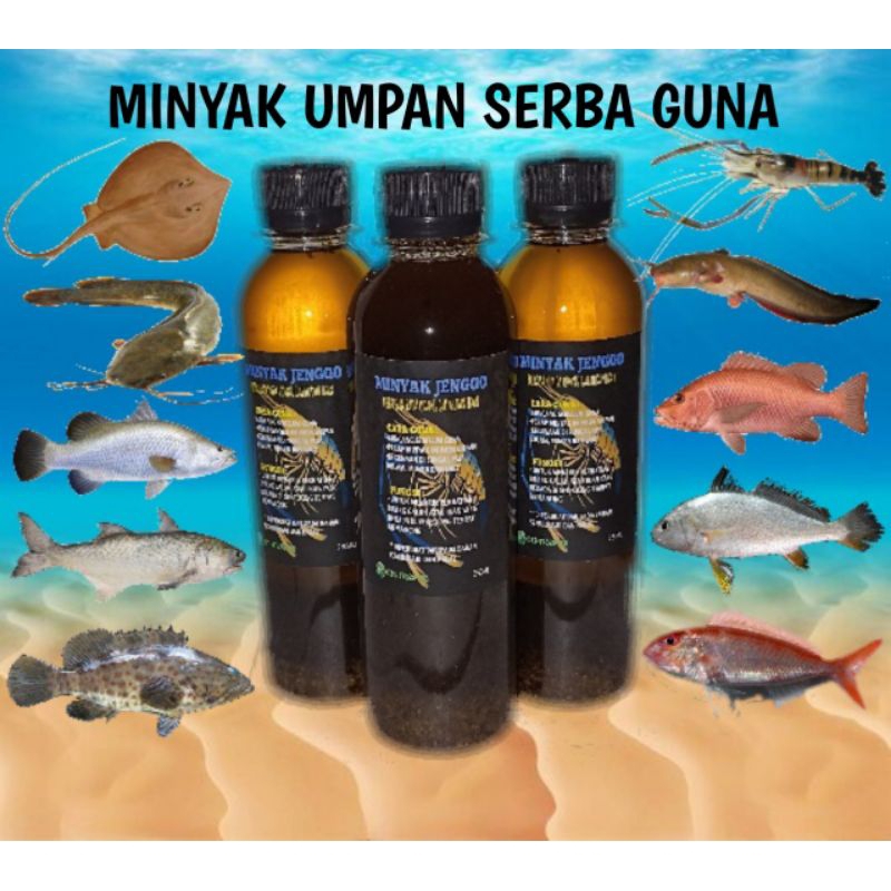 MINYAK JENGGO / BERKESAN PADA UDANG GALAH DAN IKAN / 150ML / 250ML ...