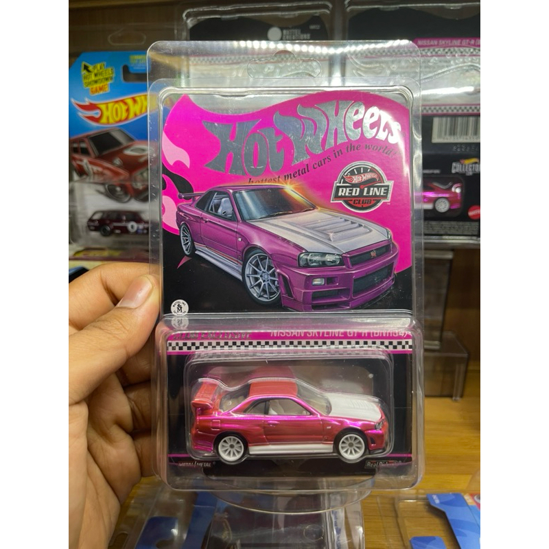 Hotwheels RLC Nissan Skyline R34 Pink | Shopee Malaysia