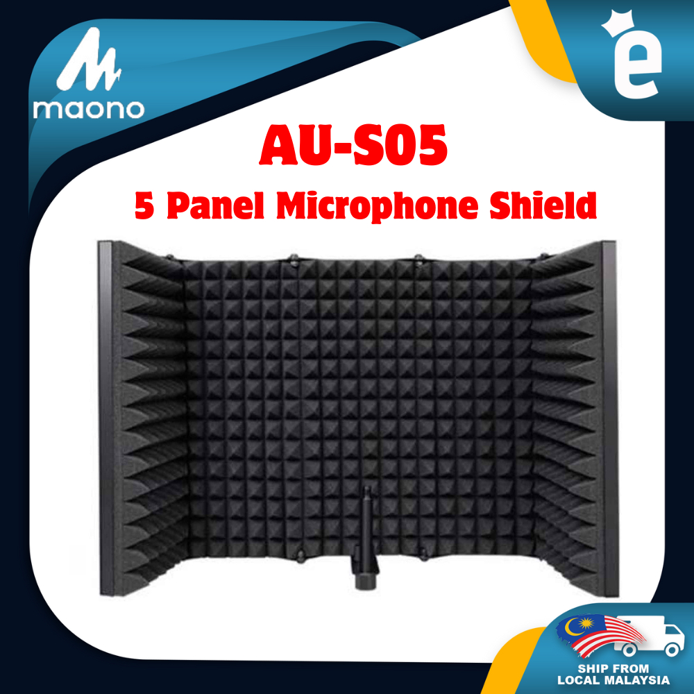 Maono Au S05 5 Panel Microphone Shield Shopee Malaysia