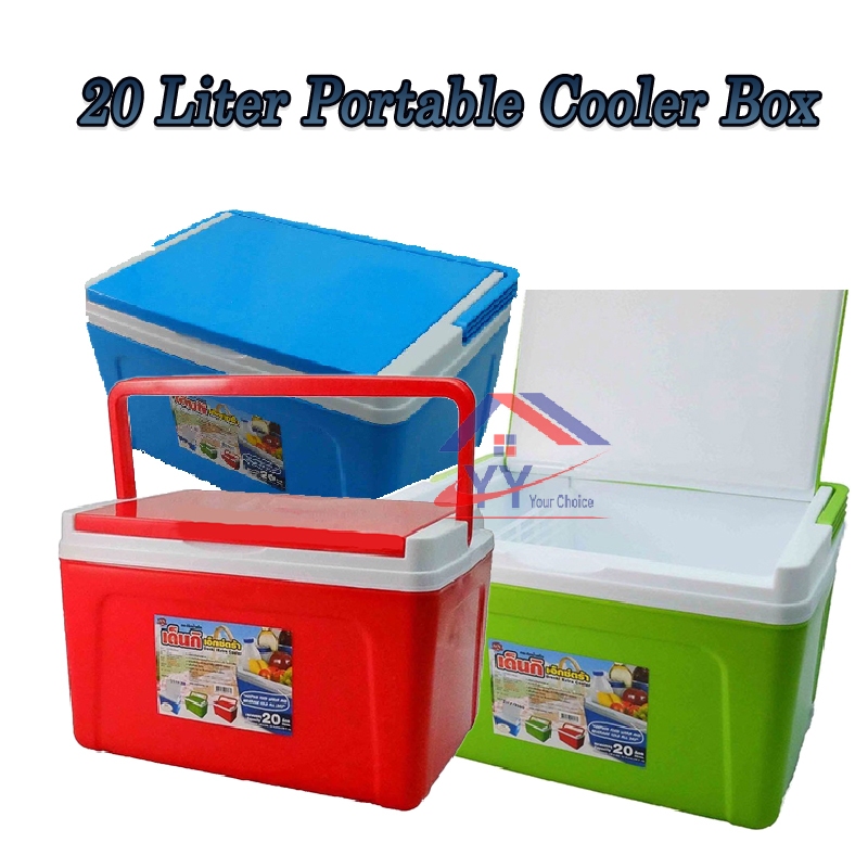 DRAGONWARE Rectangular Peti Ais Cooler 20Liter Denki Ice Box/Cooler Box ...