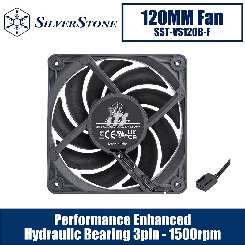 Silverstone Optimized Airflow High Performance w/9-Bladed Design 120mm ...