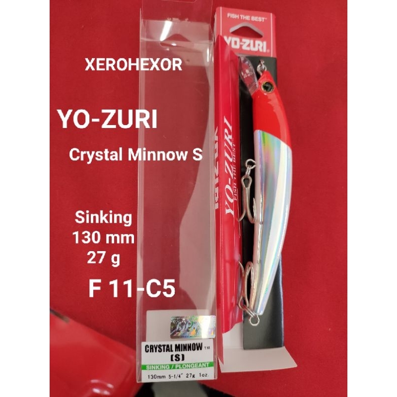 Yozuri Crystal Minnow S sinking type fishing lure | Shopee Malaysia