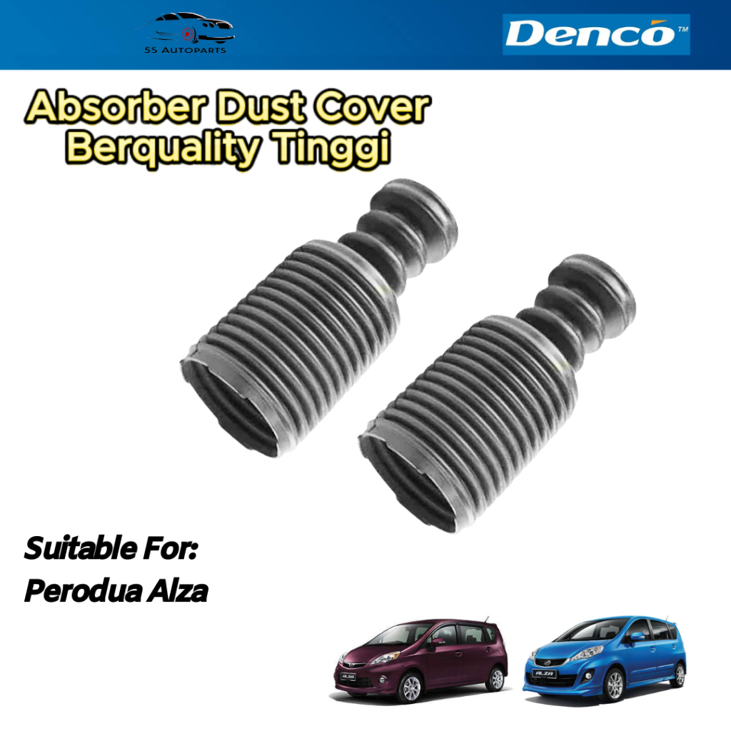 Denco Front (Depan) Absorber Boot/Dust Cover (2 PCS) For Perodua Alza ...