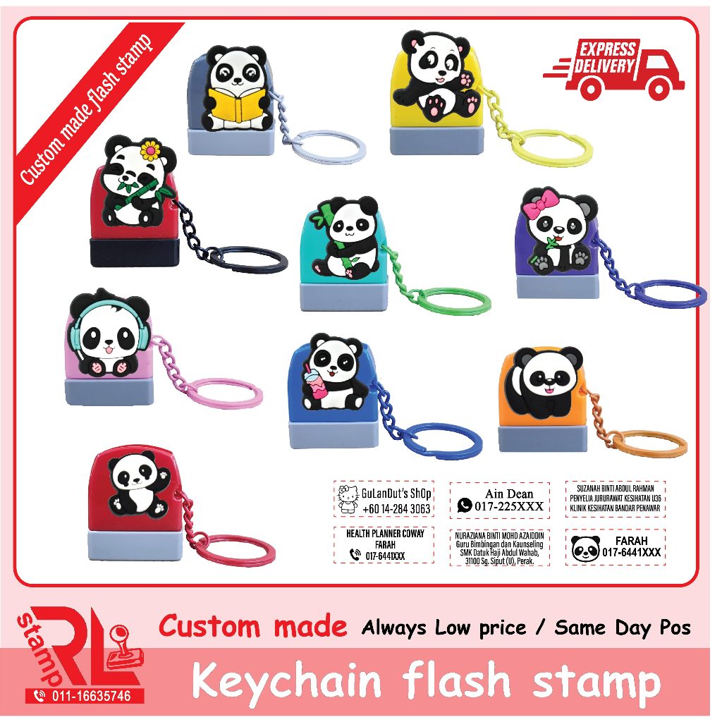 1027G READY STOACK cop guru / cop nama stamp / stamp cop /cop jururawa /cop baju/teacher chop ...