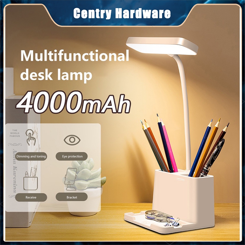 Study Table Lamp Eye-Caring LED Desk Lamp 3 Color Adjustable LED ...