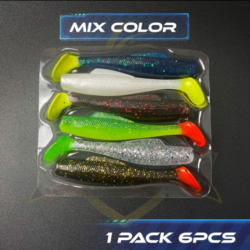 Combo Soft Plastic Mix Color 8cm Soft Plastik Soft Baits Z man Fishing ...