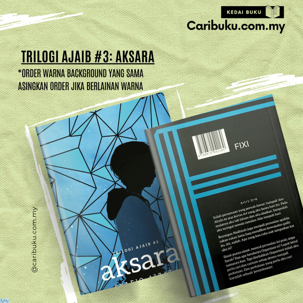 TRILOGI AJAIB #3: AKSARA | Syafiq Aizat | Fixi | Shopee Malaysia