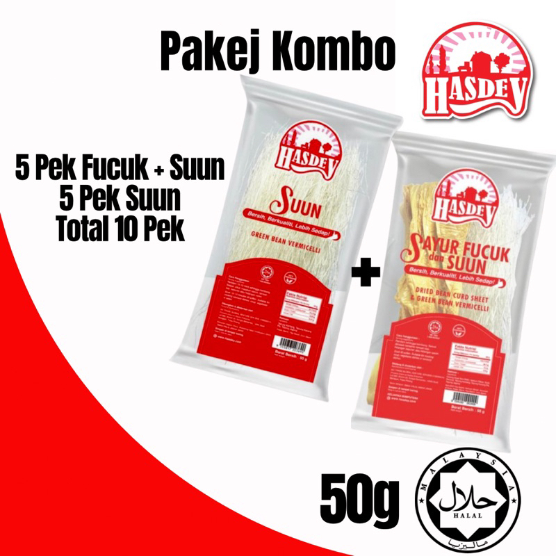 Combo Sayur Fucuk Suhun Hasdey Suun- Barang Dapur- Tauhu Kering- Fucuk ...
