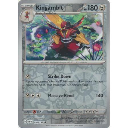 Kingambit - Reverse Holo - 150/197 - OBF SV03 - Pokemon Scarlet ...