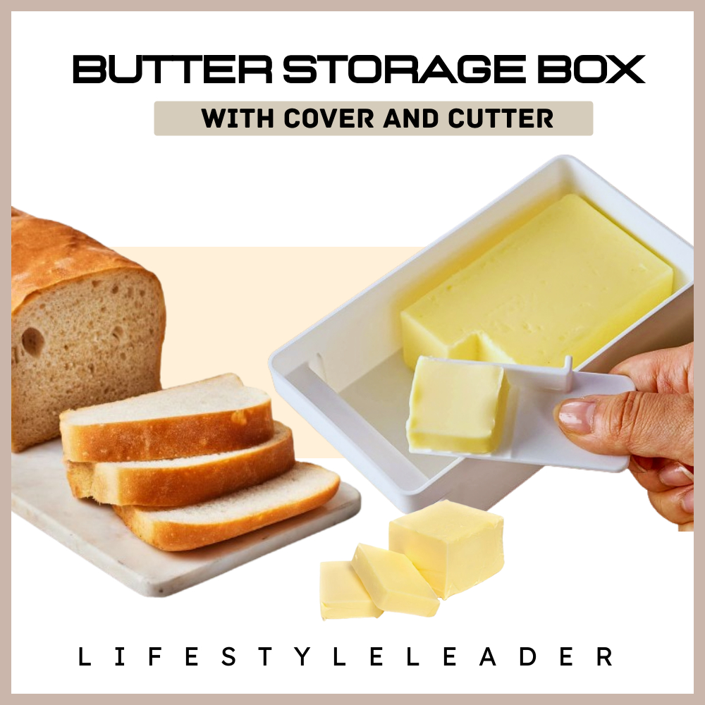 Japan Butter Storage Box with Cutter & Cover Eco-Friendly Butter ...