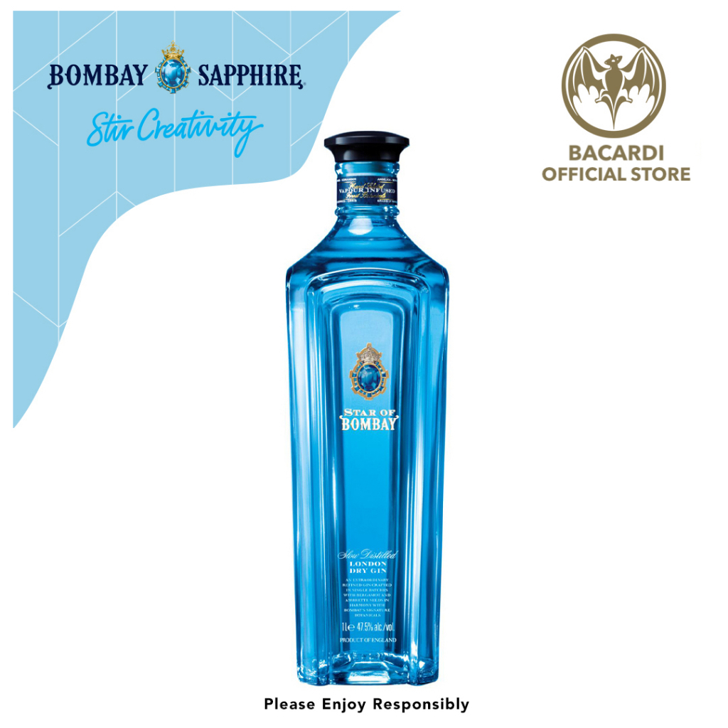STAR OF BOMBAY London Dry Gin 47.5% ABV (700ml / 70cl) | Shopee Malaysia