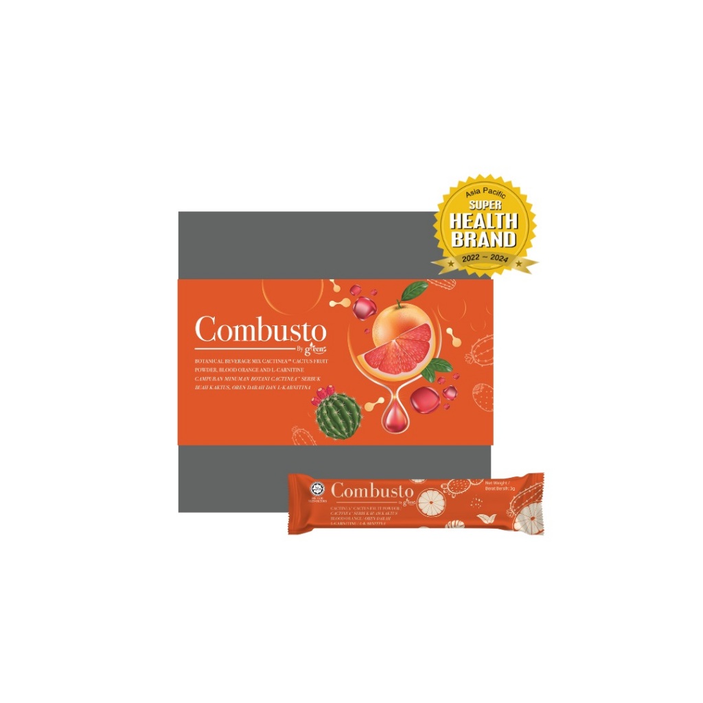 GREENS Combusto Blood Orange & Cactus Fruit Powder Fat Burning Drink ...