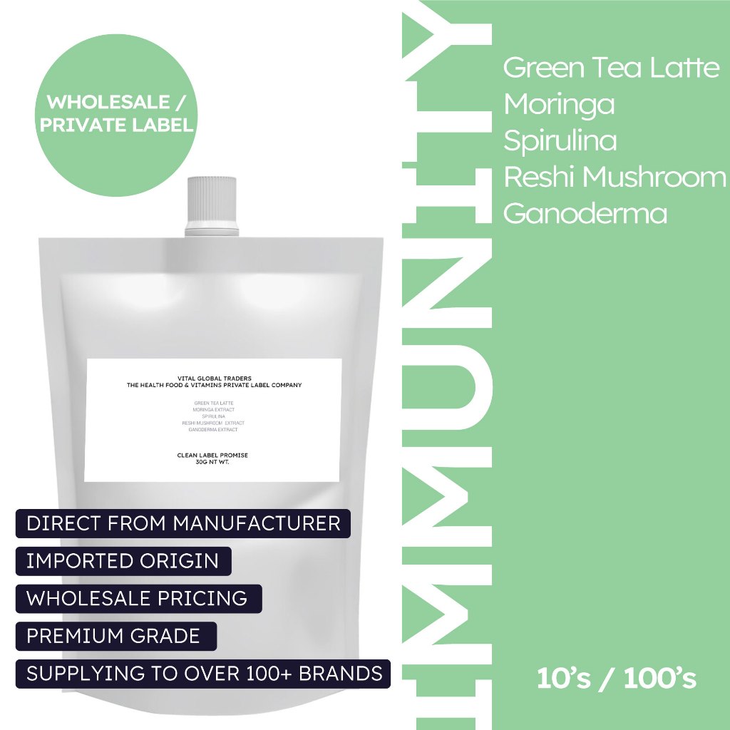 [OEM] VITAL Immunity Supplement | Premium Green Tea, Moringa, Reshi ...