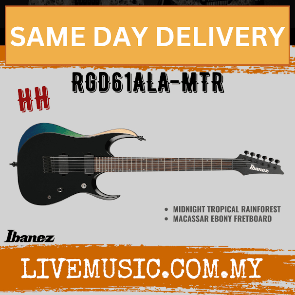 Ibanez Axion Label RGD61ALA-MTR Electric Guitar - Midnight Tropical ...