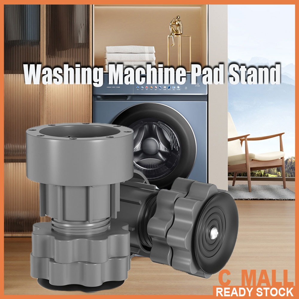 Washing Machine Pad Stand Adjustable Height Anti Vibration Feet Pads ...