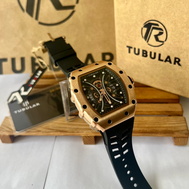 Tubular Original Watch, Waterproof, jam tangan lelaki, free complete ...