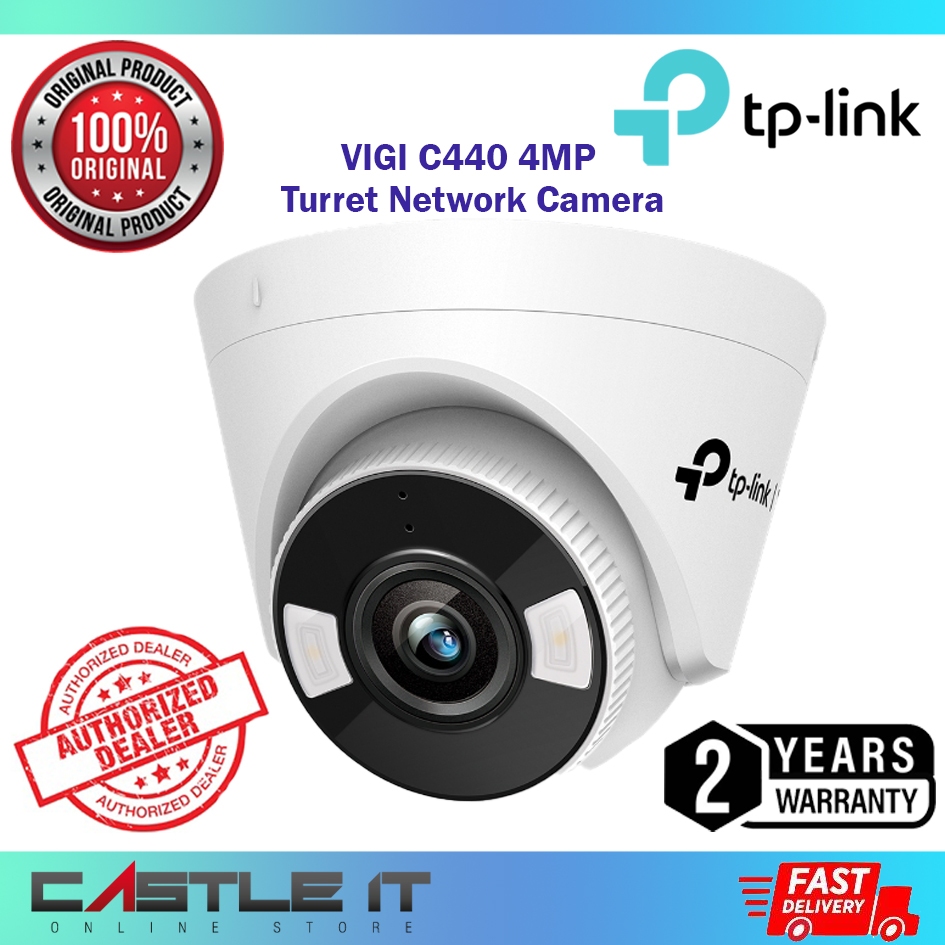 TP-Link VIGI C440 4MP Full-Color Turret Network Camera | Shopee Malaysia