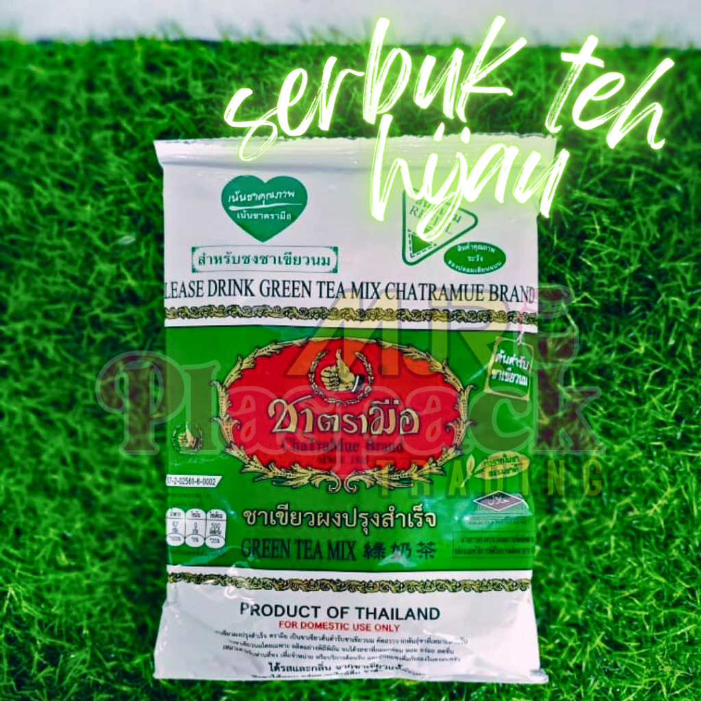 Serbuk Teh Hijau Thailand/ Thai Tea Mix ChaTraMue Brand (Jasmine Flavor ...