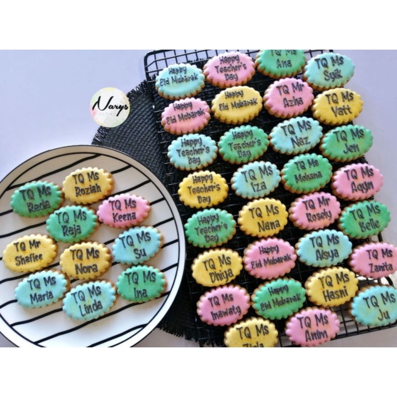 Preorder | Wording Cookies Set (10pcs) | Sugarcookies | Nary’s Kitchen ...