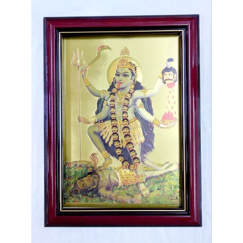 Kali Photo Frame A4 Size Gold Foil Kali Picture | Shopee Malaysia