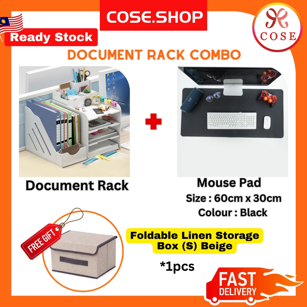 COSE Document Rack Office Table Storage File Organizer Document Rak ...