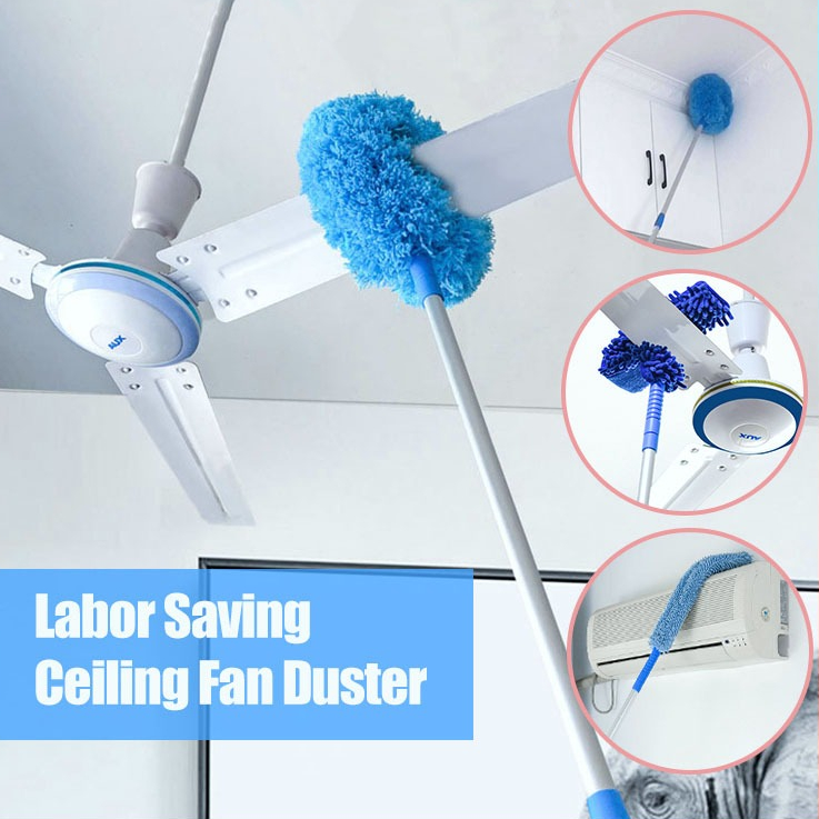 Fan Cleaning Tool Ceiling Duster Cleaner Brush Long Extendable ...