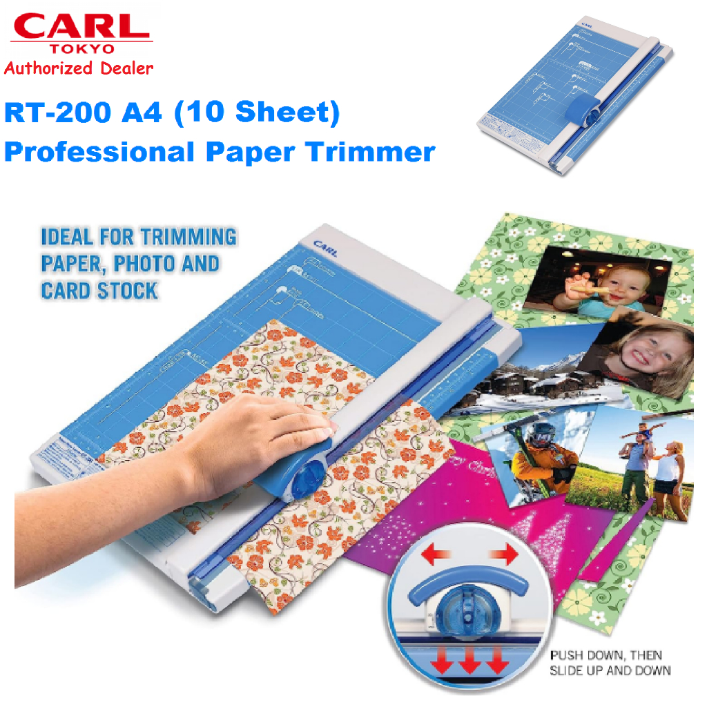 CARL A4 Trimmer (10 sheets) RT-200 Paper Trimmer from CARL TOKYO ...