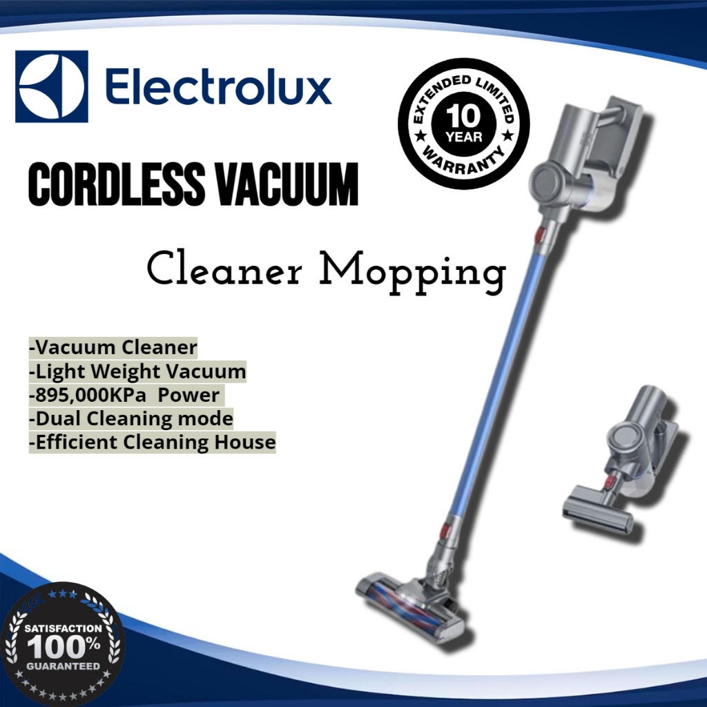 ELECTROLUX Cordless Vacuum Vacuum Cleaner Vacum Rumah Vacuum Mop ...