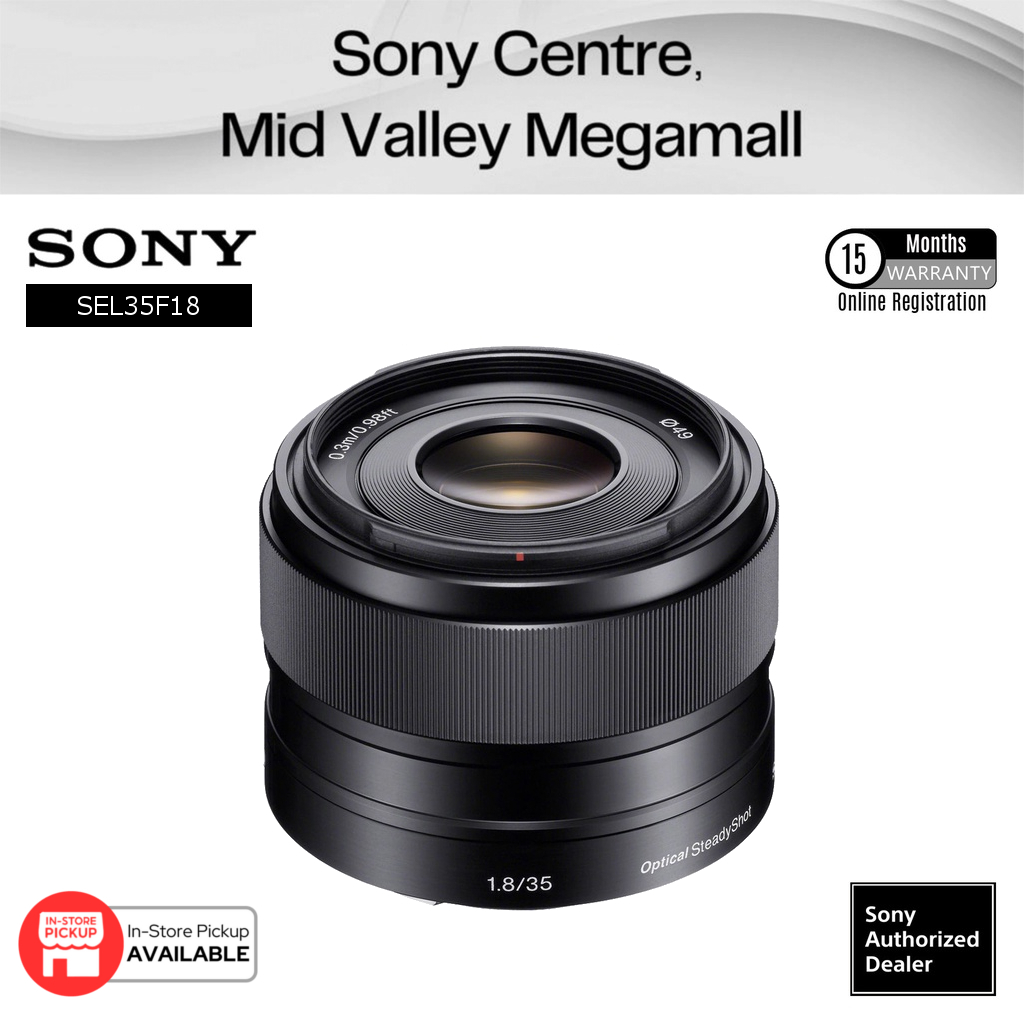 Sony SEL35F18 E-Mount Lens 35mm F1.8 OSS | Shopee Malaysia