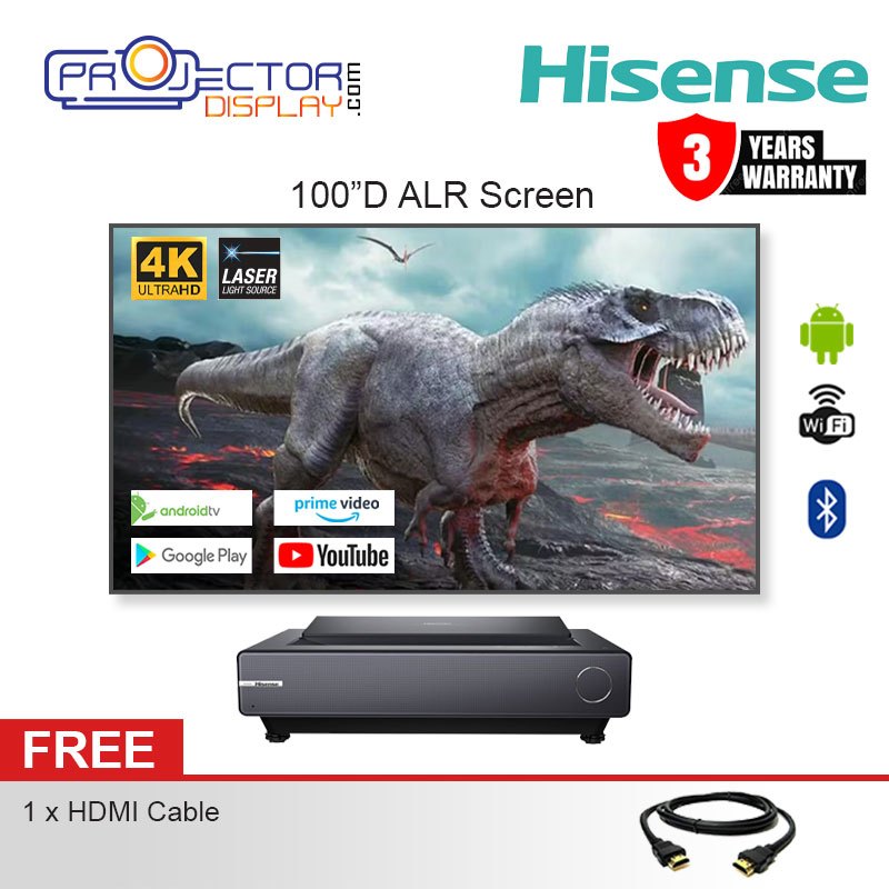 Hisense PX1-PRO 4K UHD Triple Laser Cinema TV Ultra Short Throw Home ...