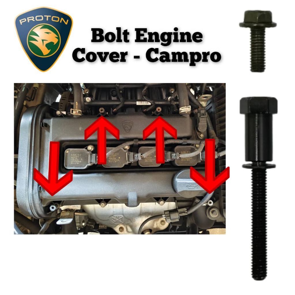 Proton Saga Blm Flx Persona Exora Iriz Bolt Screw Skru Valve Engine ...