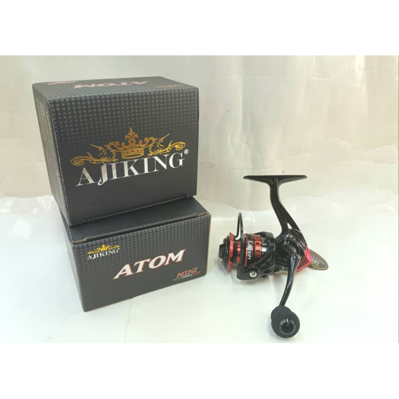 AJIKING ATOM MINI ULTRALIGHT SPINNING FISHING REEL | Shopee Malaysia