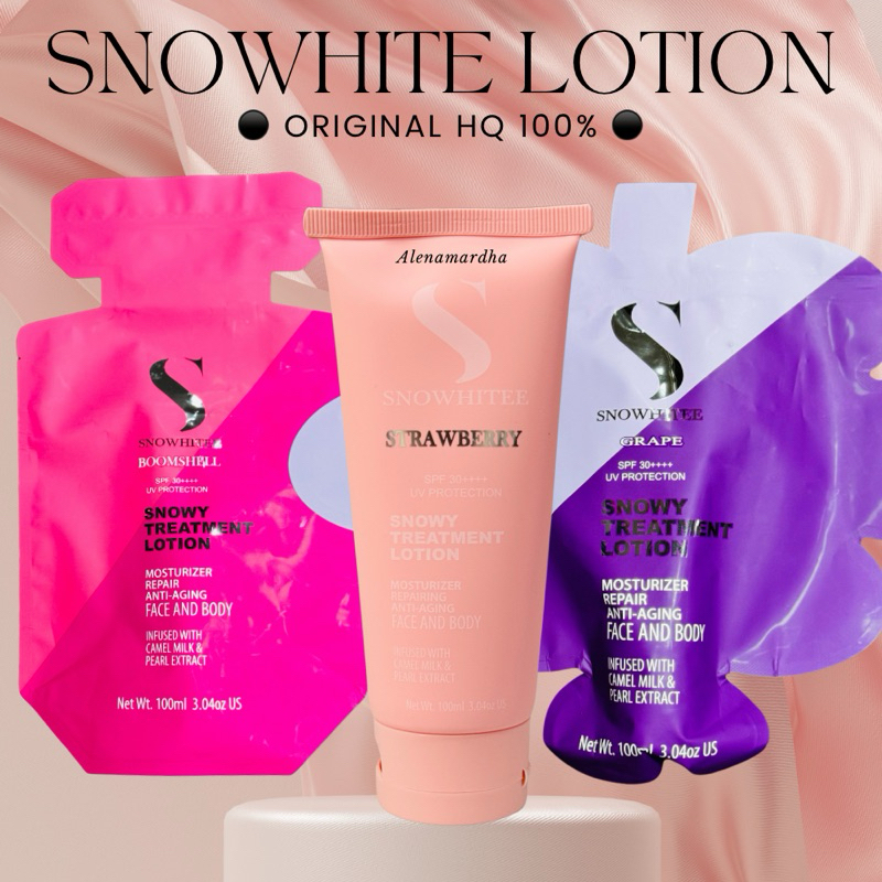 SNOWHITEE Treatment Lotion 100ml (Snowy)| Bombshell/Grape/Honeydew ...
