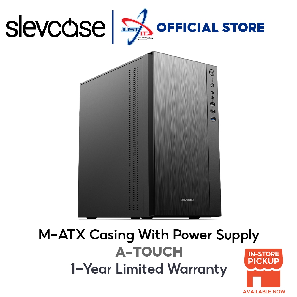 Slevcase A-Touch Micro ATX Case Casing With Power Supply SE380 | Shopee ...