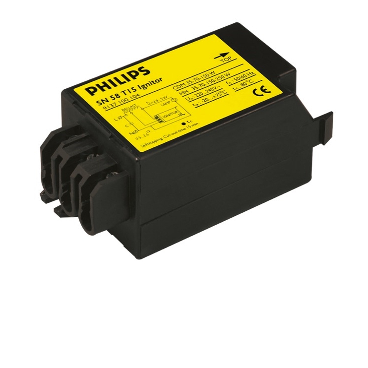 Philips SN58 Electronic Ignitor For HID Lamp, Type SON-T/CDM/MH 220V ...