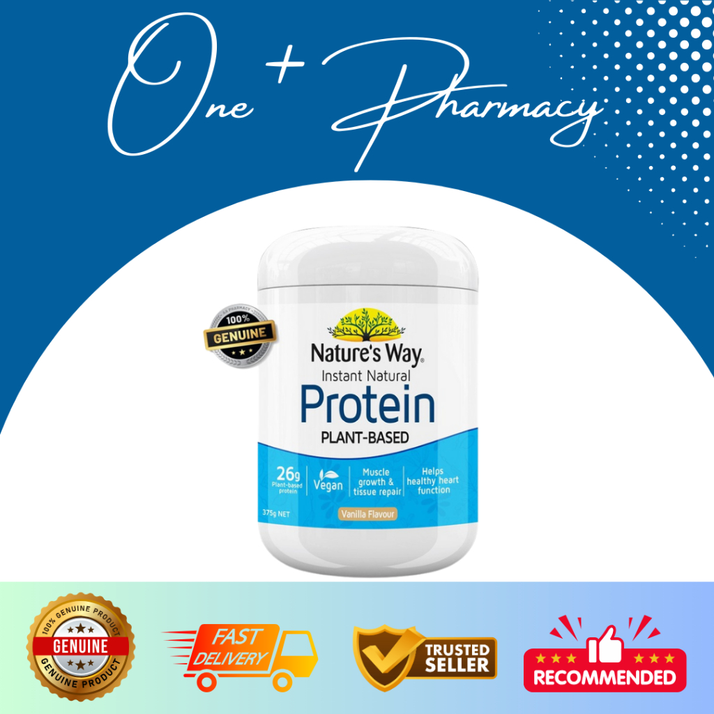 NATURE'S WAY INSTANT NATURAL PROTEIN POWDER VANILLA 375G | Shopee Malaysia