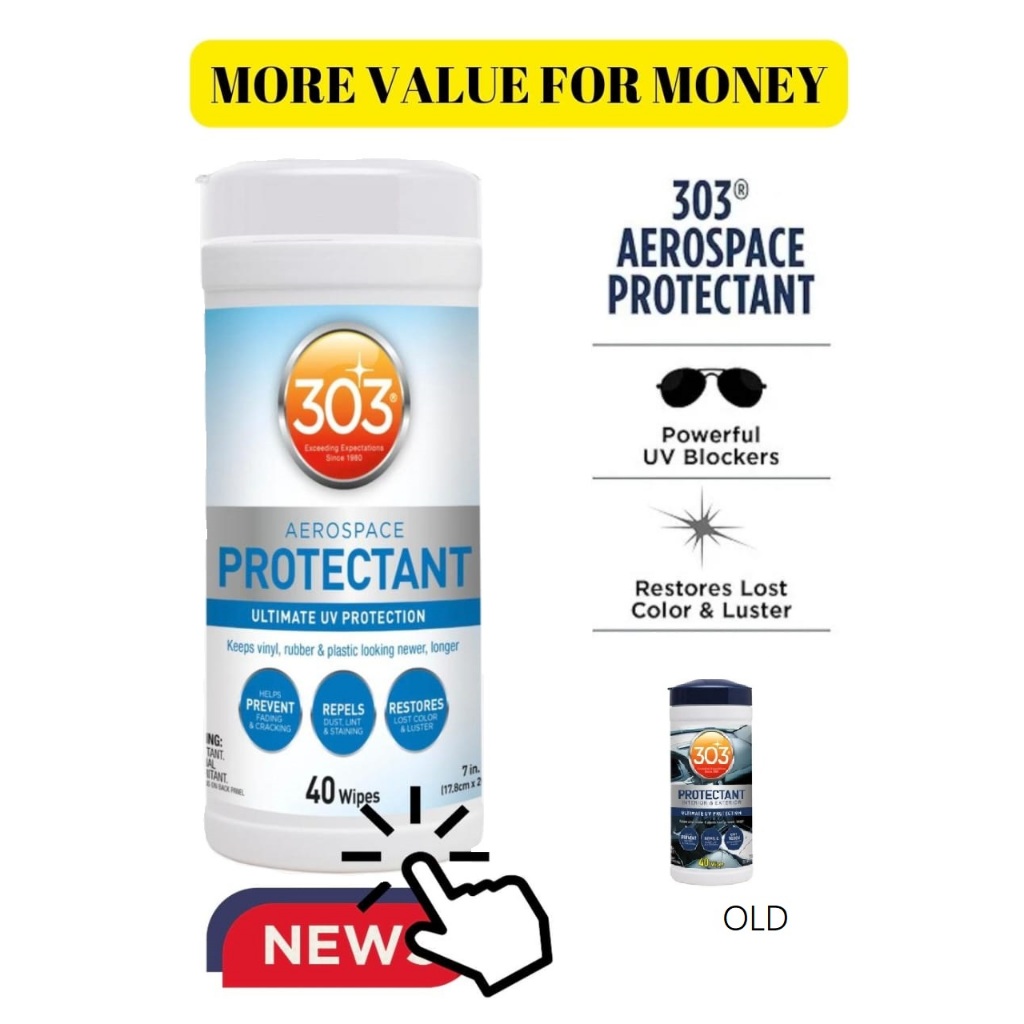 303 UV Protectant (40 Wipes) | Shopee Malaysia