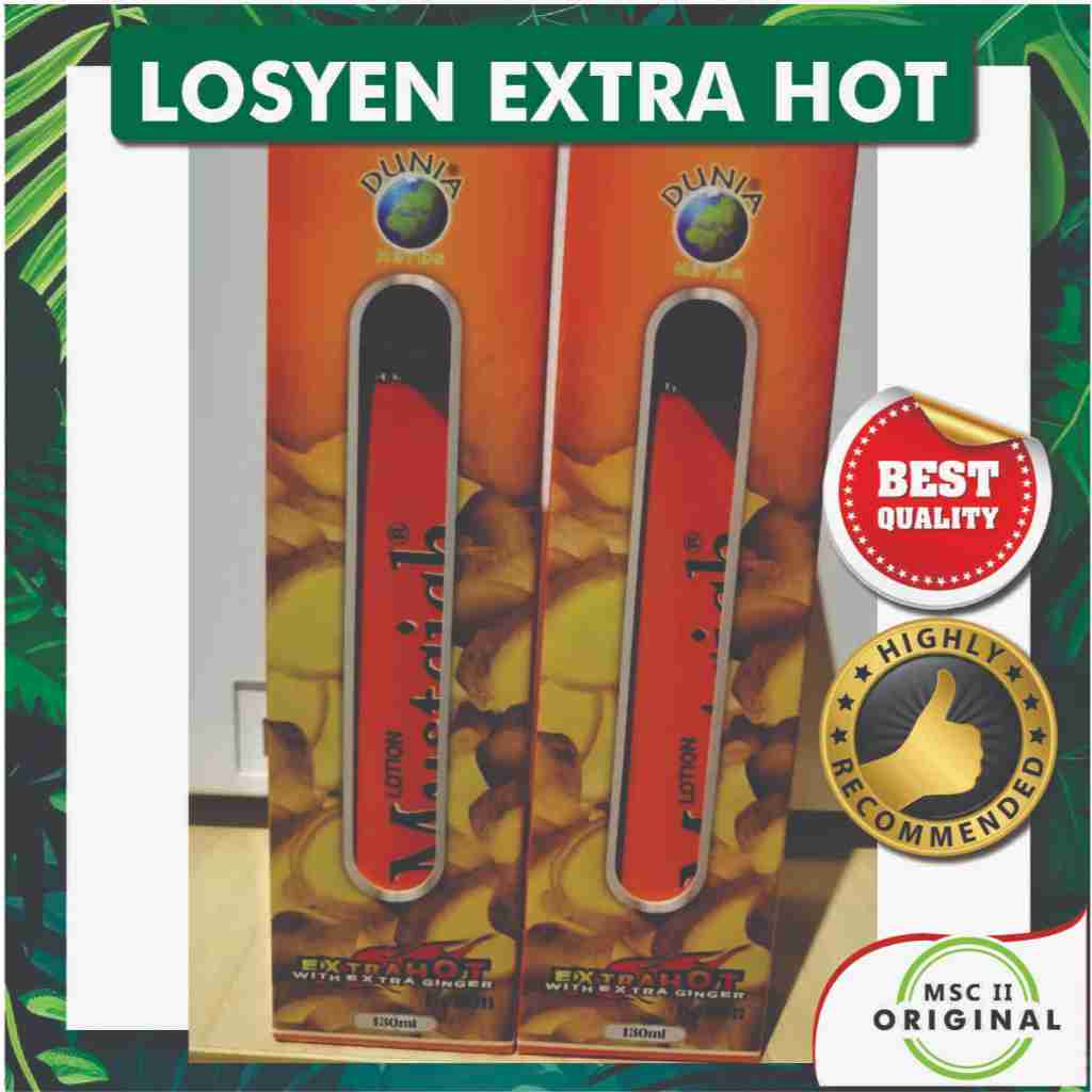 LOSYEN MUSTAJAB EXTRA HOT (OREN) | Shopee Malaysia