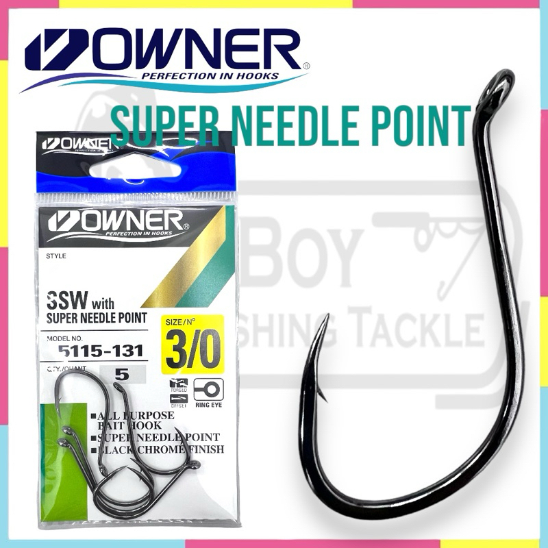 OWNER HOOK 5115 SUPER NEEDLE POINT FISHING HOOK MATA KAIL | Shopee Malaysia