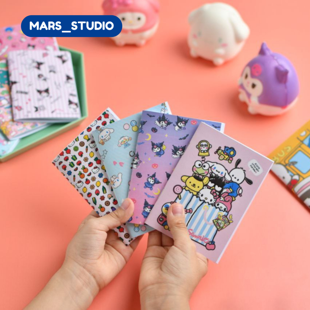 Sanrio Notebook Students Pocket Book Blank Pages Children Day Gift Buku ...