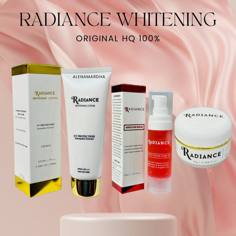 RADIANCE Whitening Lotion | White Doose Serum | Radiance Booster ...