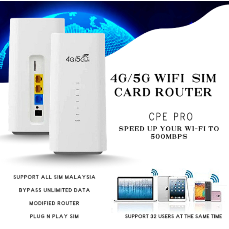 Modem Turbo CPE PRO Modified 4G LTE Router Modem Unlocked Unlimited ...