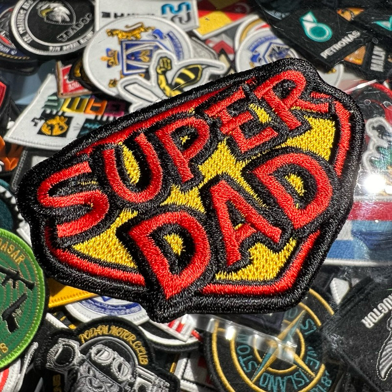 Patch Super DAD (Size 3 inch) | Shopee Malaysia