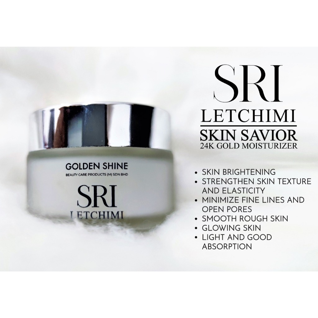 GOLDEN SHINE SKIN SAVIOR MOISTURIZER 24K GOLD FOR BRIGHTENING SKIN ...