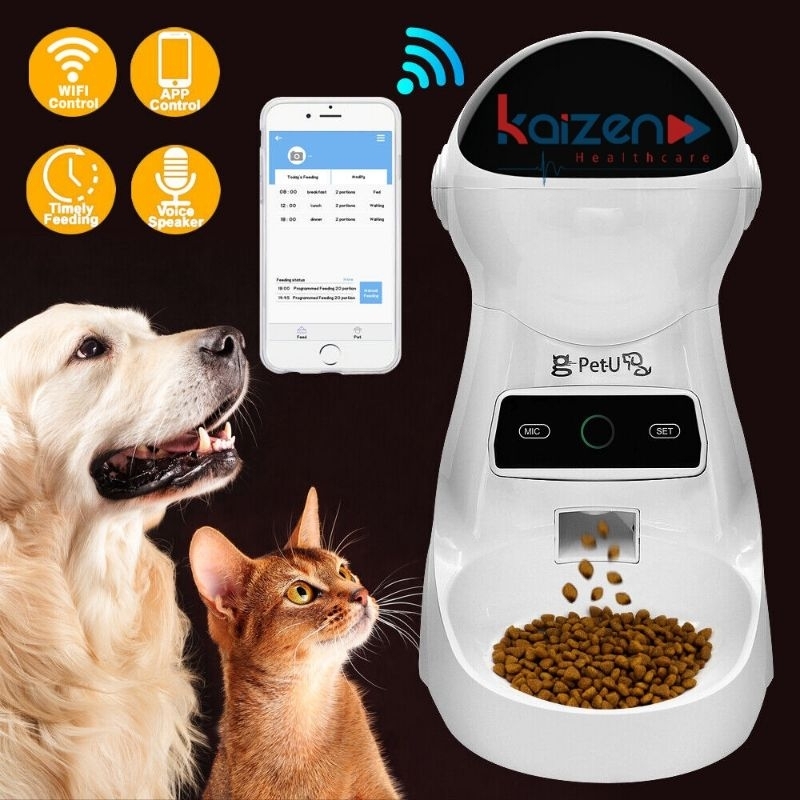 😺KAIZEN STORE MALAYSIA😸 Automatic Dog Cat Feeders Wifi Pet Food Dispenser Voice Smart ...