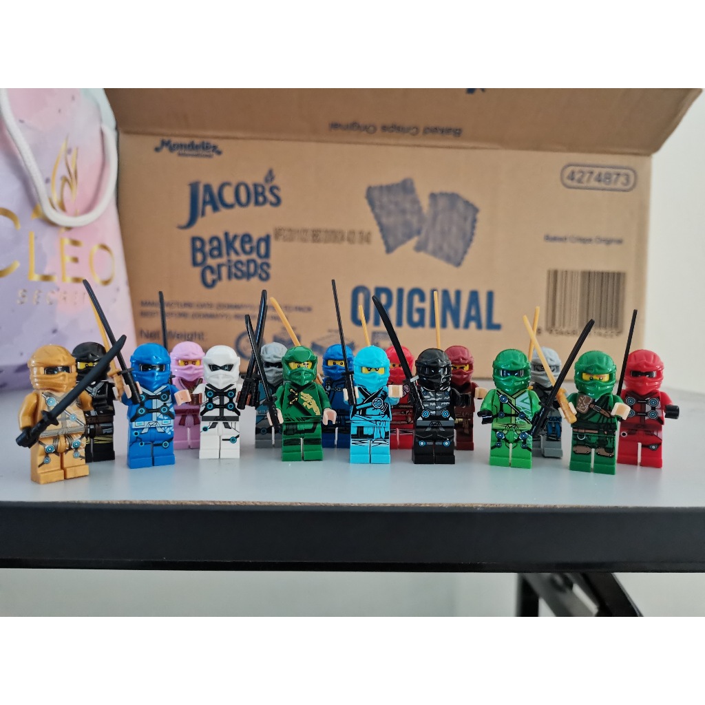 [Stok Tersedia] Ninjago Minifigures Compatible with Lego / ڤاتوڠ ماءينن ...