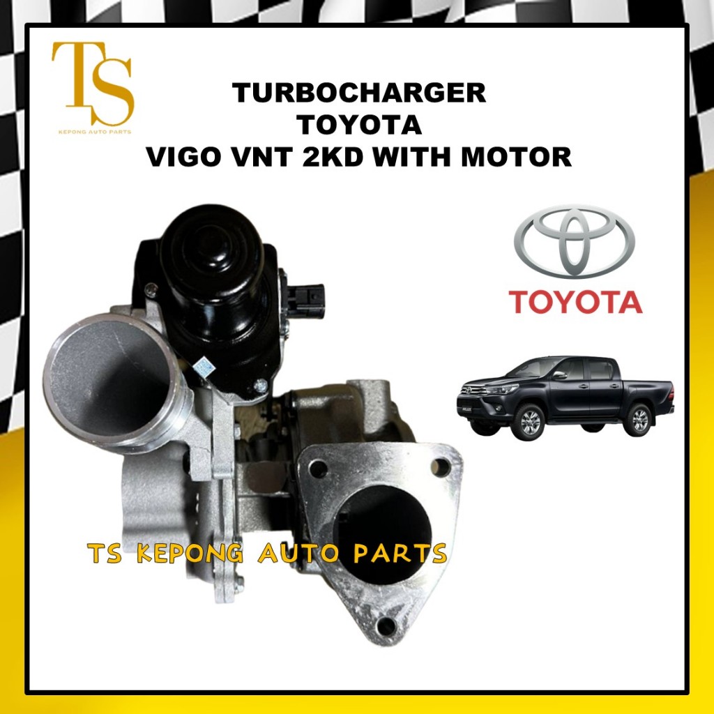 TURBO TURBOCHARGER FOR TOYOTA VIGO VNT 2KD WITH MOTOR | Shopee Malaysia