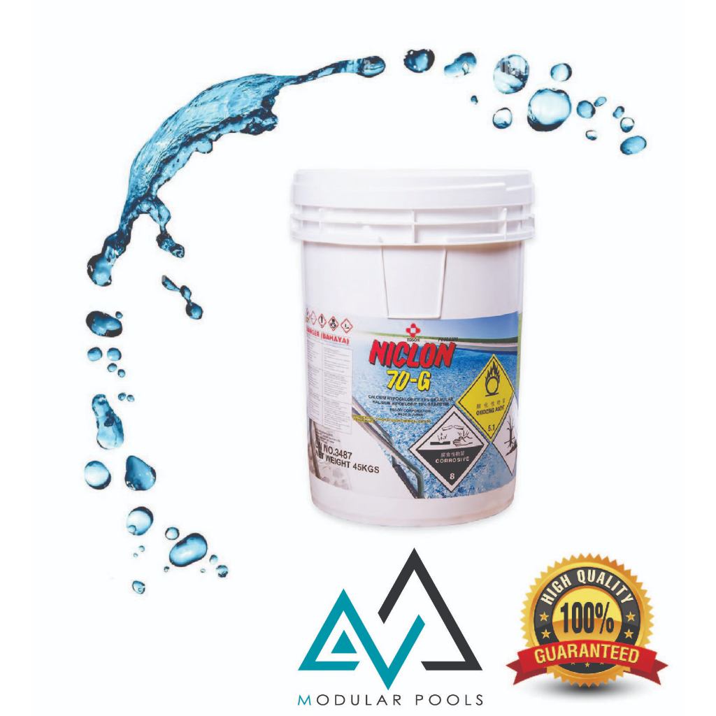 Chlorine Powder (NICLON 70-G) (Packing 40KG / DRUM) (ORIGIN : JAPAN ...