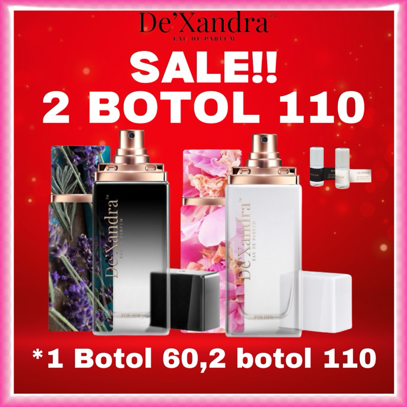 🇲🇾DEXANDRA PERFUME EDP PROMO 2 BOTOL RM110! FOR HIM DEXANDRA 100% ORIGINAL HQ WITH BAR CODE ...